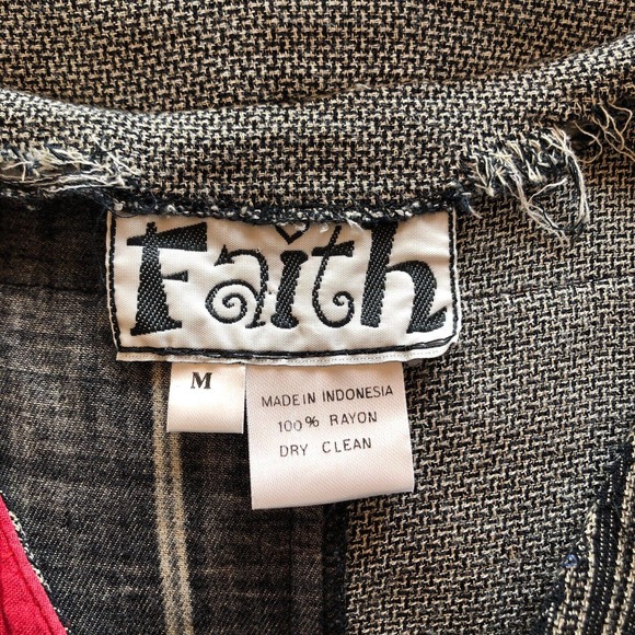 Vintage | Dresses | Faith By Celia Forrester Boho Maxi Dress Button ...